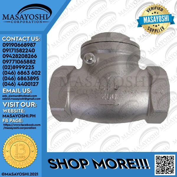 Non-Return Valve 2 Inches | Reflux Valve | Swing Check Valve | Tilting ...