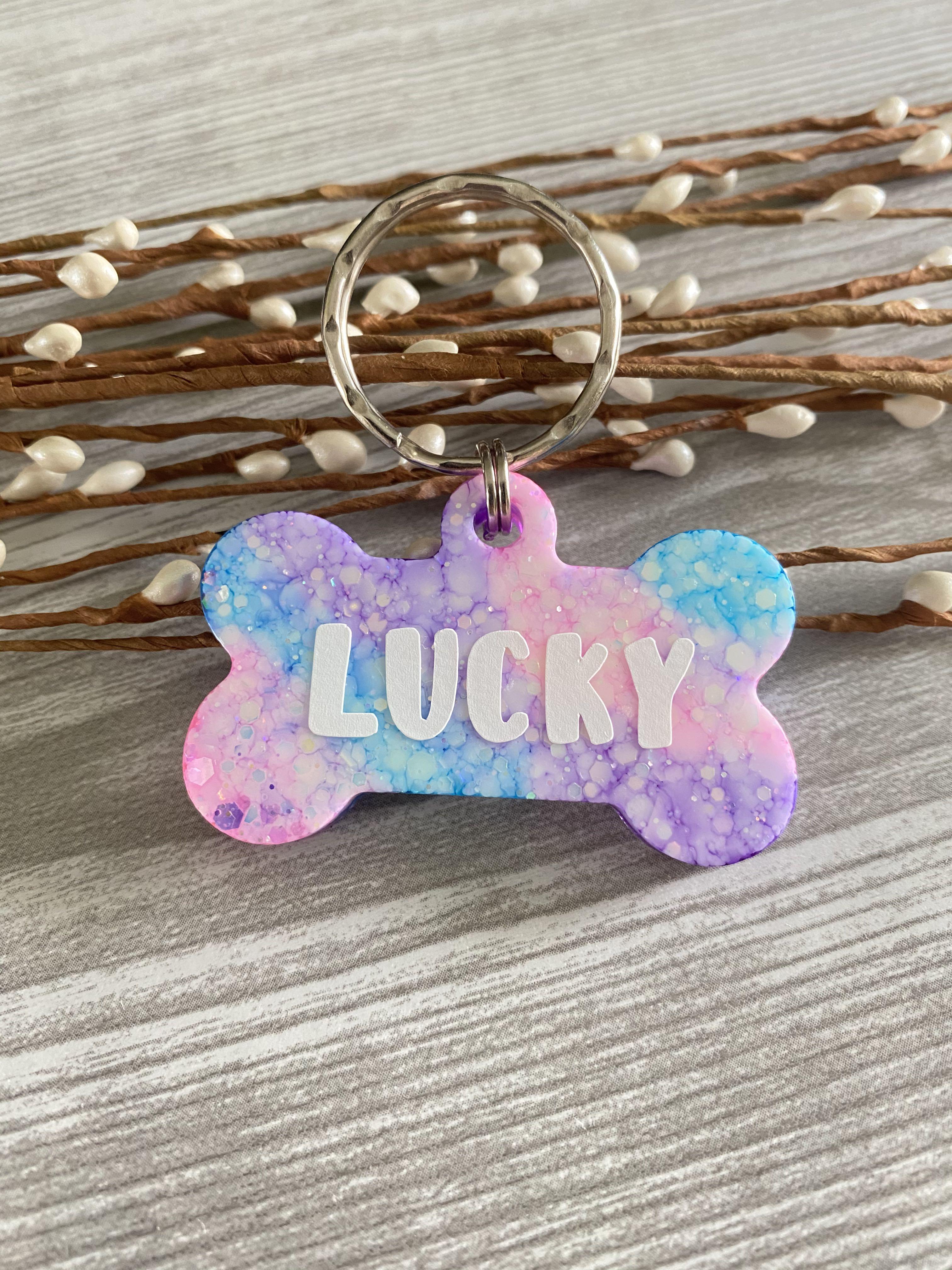Pet Customised Name tag |personalised tag|Dog tag|Cat Tag|Parrot cage ...