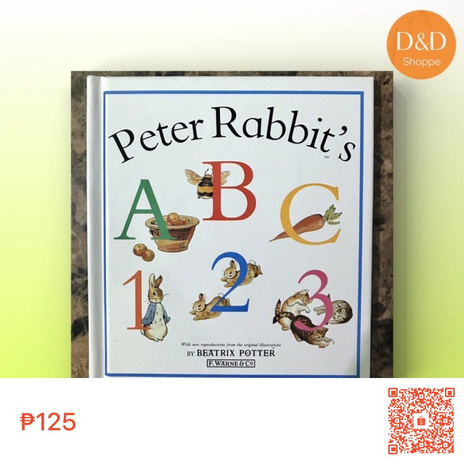 Peter Rabbit ABC 123, Hobbies & Toys, Books & Magazines, Children's ...
