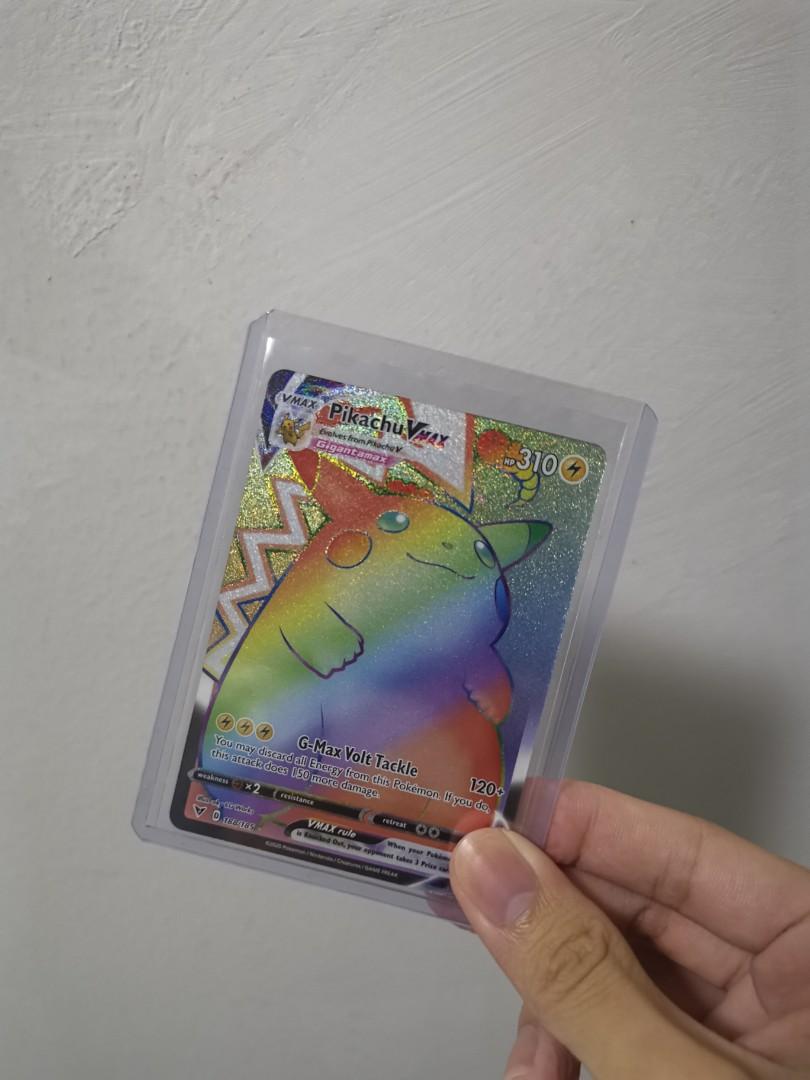 Pokemon TCG Pikachu Vmax Hyper rare Vivid voltage, Hobbies & Toys, Toys ...