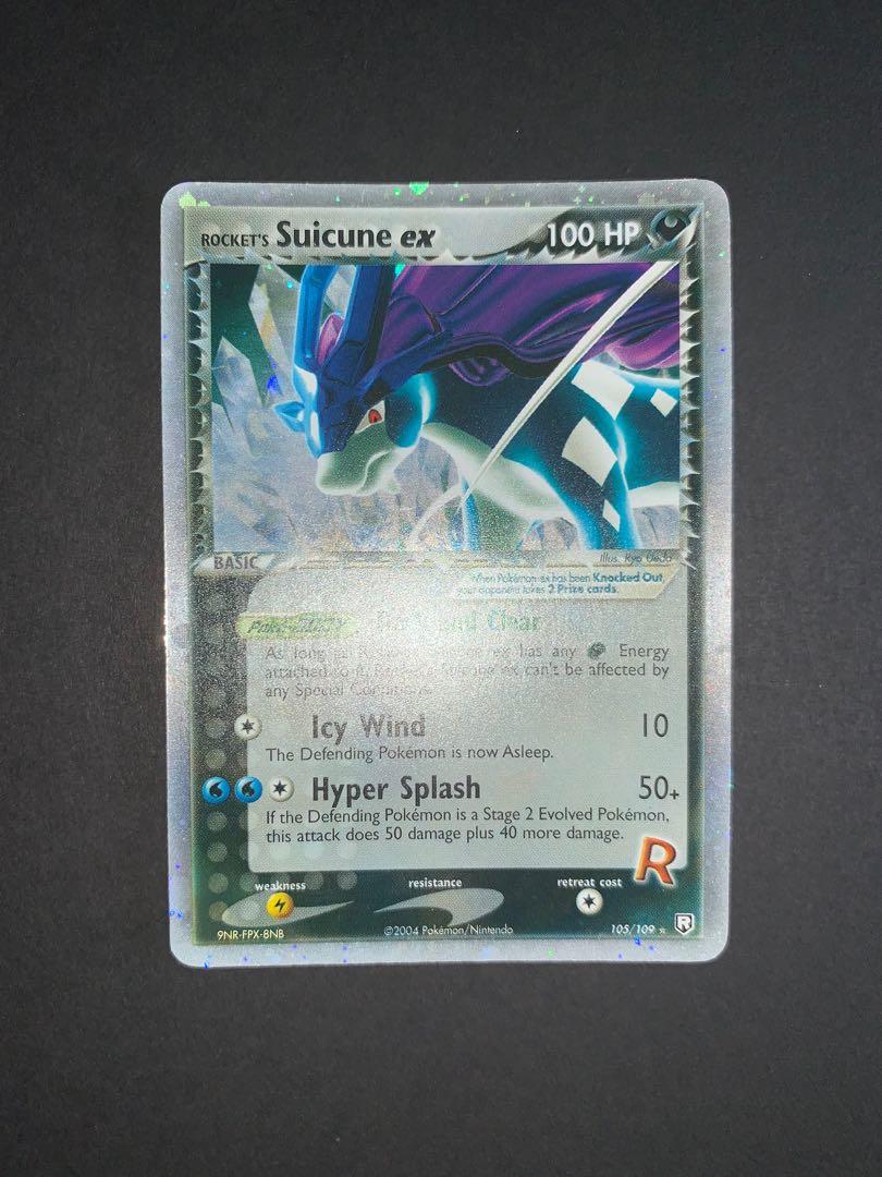 Pokemon TCG Rocket Suicune EX 105/109, Hobbies & Toys, Toys & Games on ...