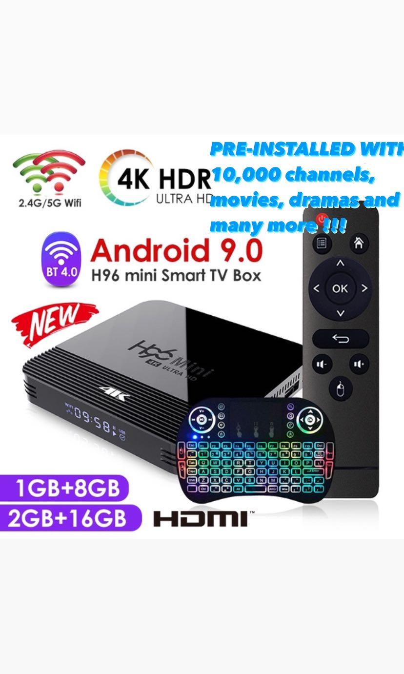Pre-installed with 10,000 Dramas, Channels and Movies |Android Tv Box ...