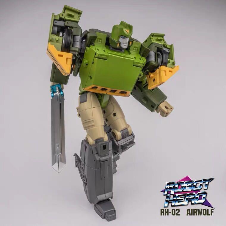 [Last Set] Transformers Robot Hero - RH-02 RH02 AirWolf Air Wolf (aka ...