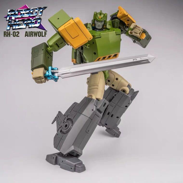 [Last Set] Transformers Robot Hero - RH-02 RH02 AirWolf Air Wolf (aka ...