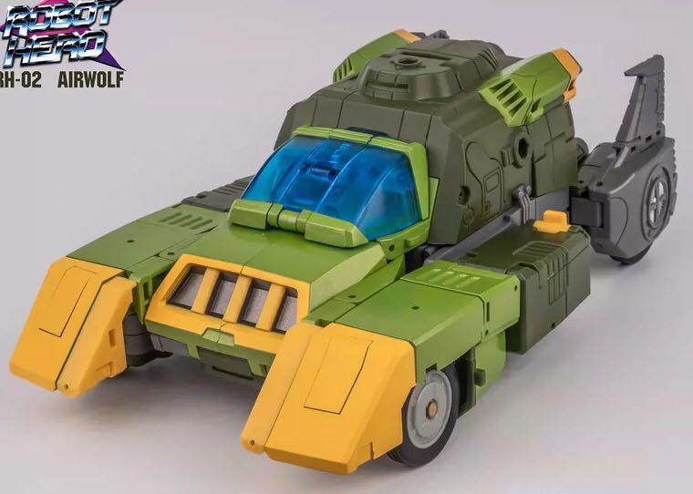 [Last Set] Transformers Robot Hero - RH-02 RH02 AirWolf Air Wolf (aka ...