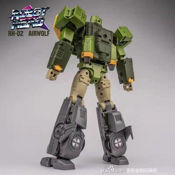 [Last Set] Transformers Robot Hero - RH-02 RH02 AirWolf Air Wolf (aka ...