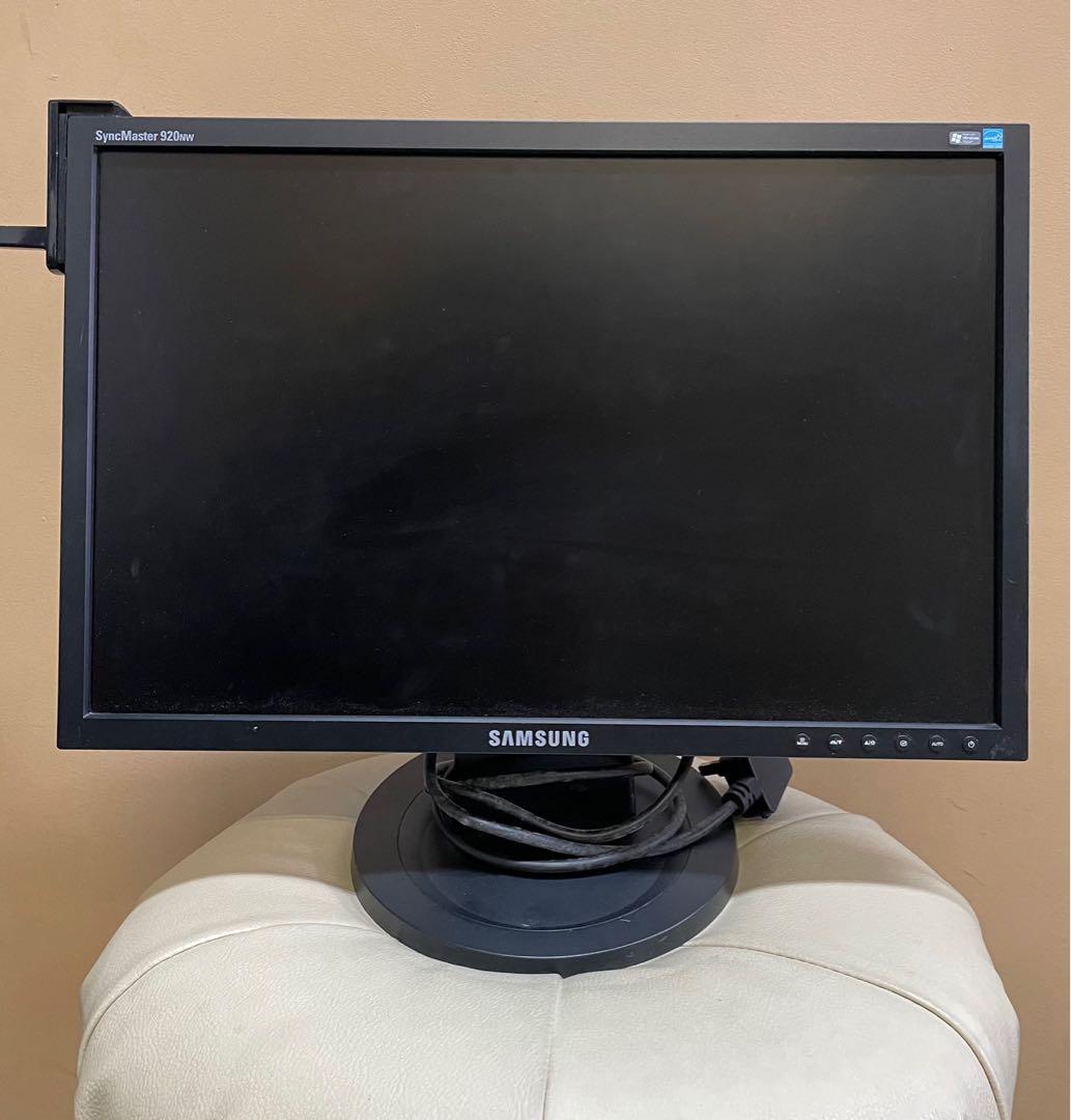 SAMSUNG Monitor SyncMaster 920NW, Computers & Tech, Parts & Accessories ...