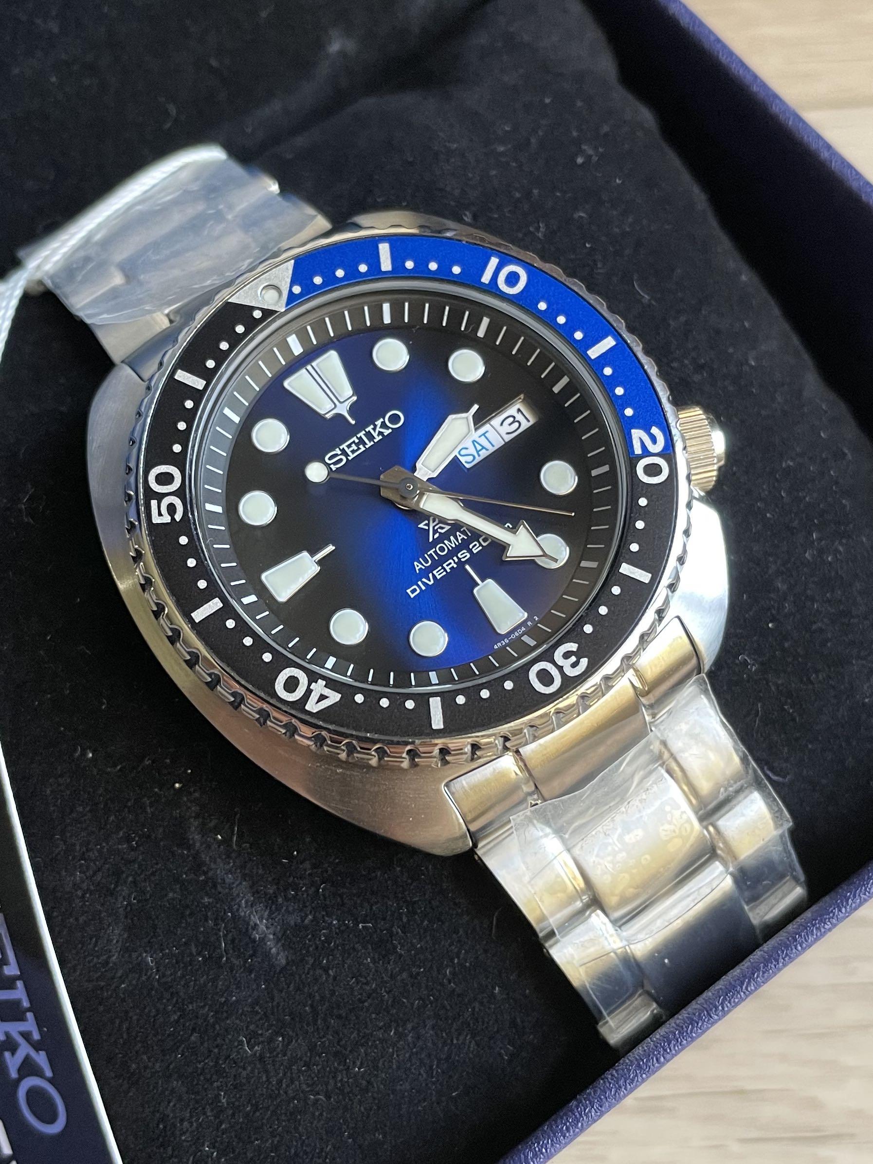 Seiko Batman Turtle Prospex Diver Watch SRPC25 SRPC25K1, Luxury ...