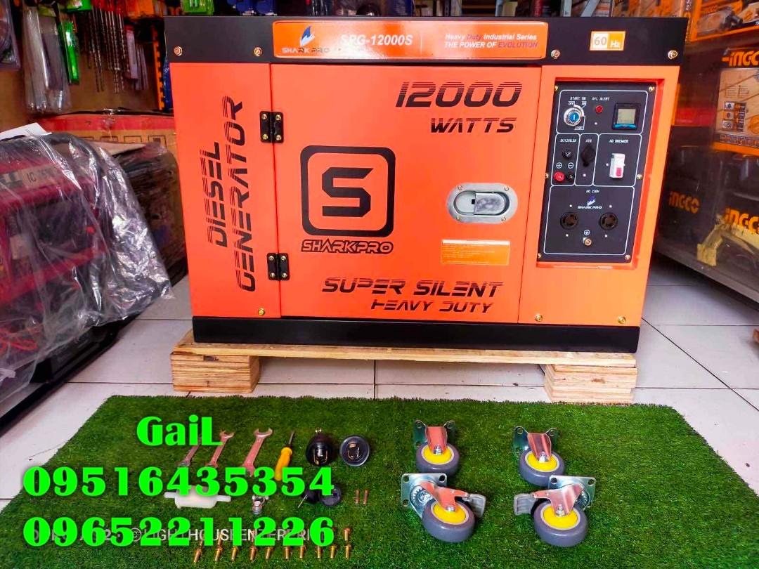 SHARK PRO 10kva Air-cooled Silent-Type Diesel Generator (SPG-12000ES ...