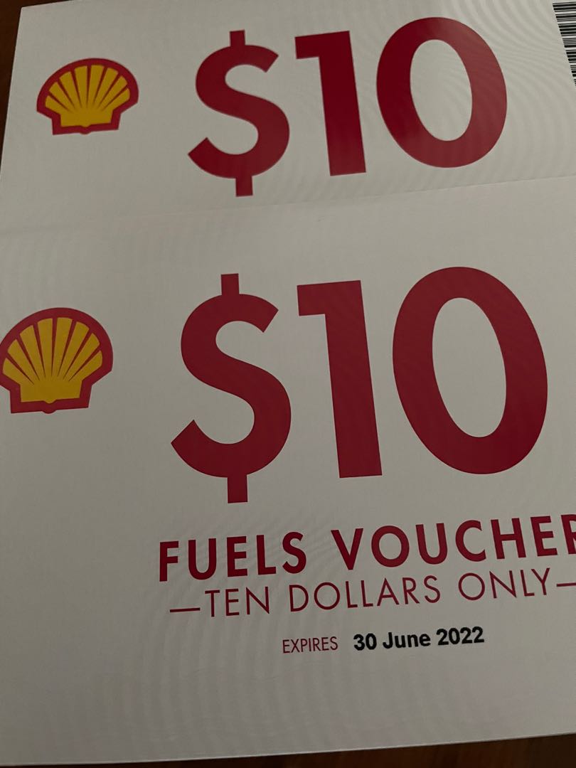 SHELL Fuel voucher, Tickets & Vouchers, Vouchers on Carousell