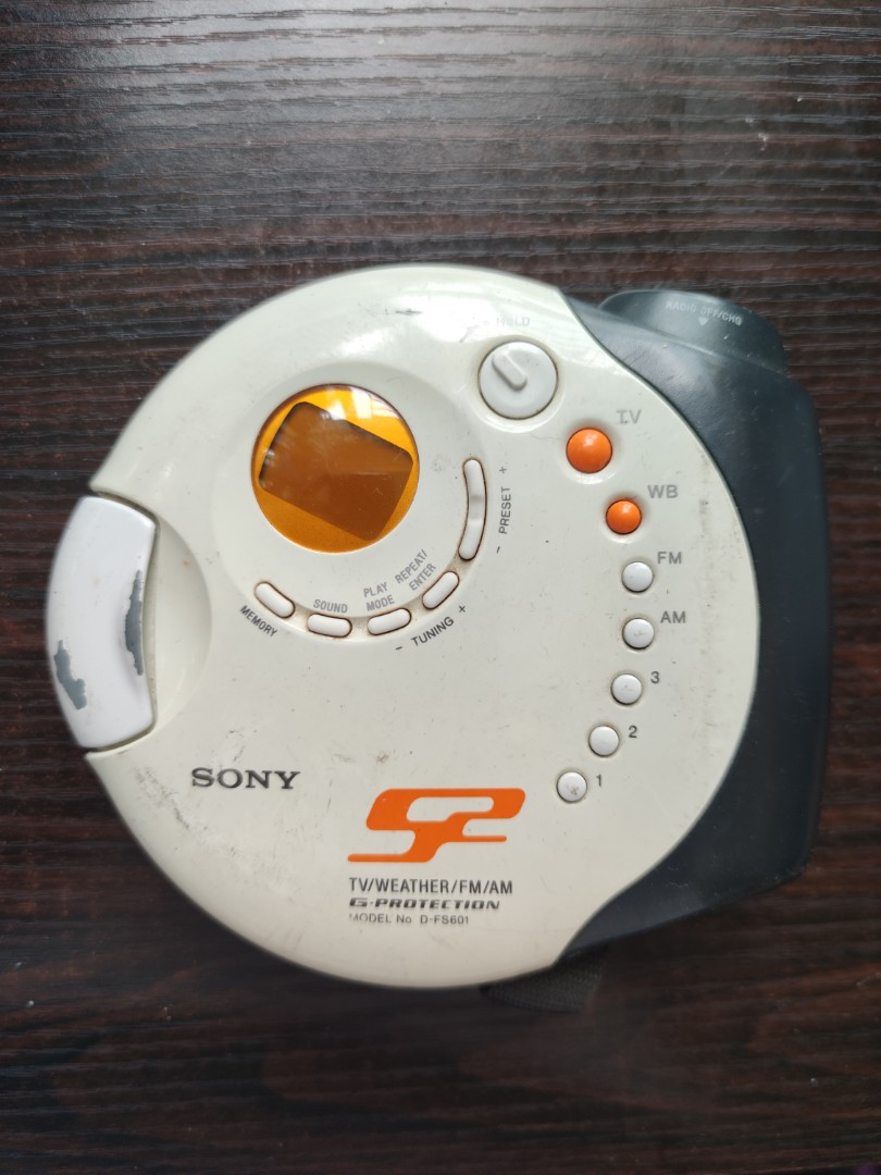 Sony G protection CD player D-FS601, 興趣及遊戲, 音樂、樂器 & 配件, 音樂與媒體 - CD 及 ...