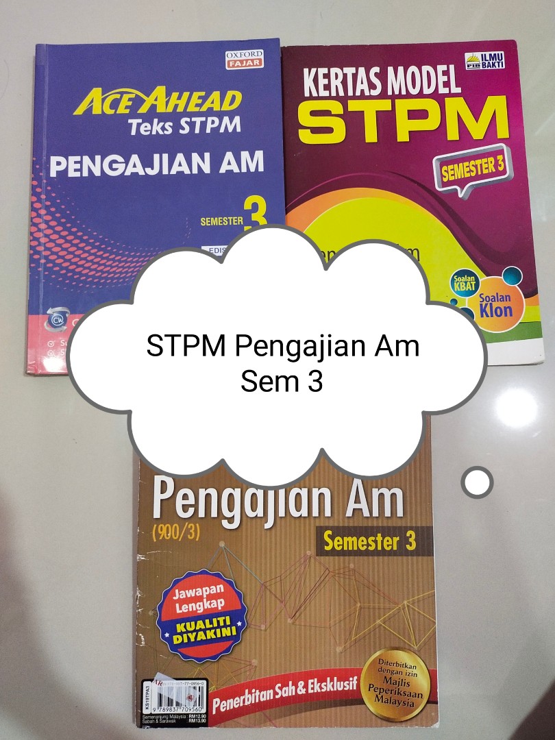 STPM Pengajian Am Sem 3, Hobbies & Toys, Books & Magazines, Textbooks ...