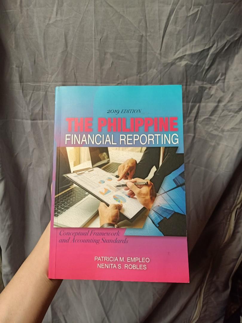 The Philippine Financial Reporting, Conceptual Framework, Robles ...