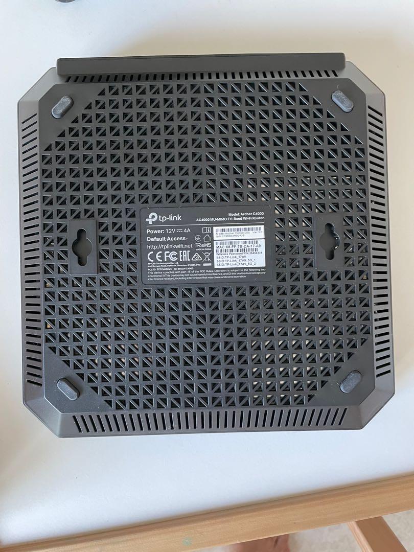 TP-Link AC4000 C4000 Archer wifi router, Computers & Tech, Parts ...