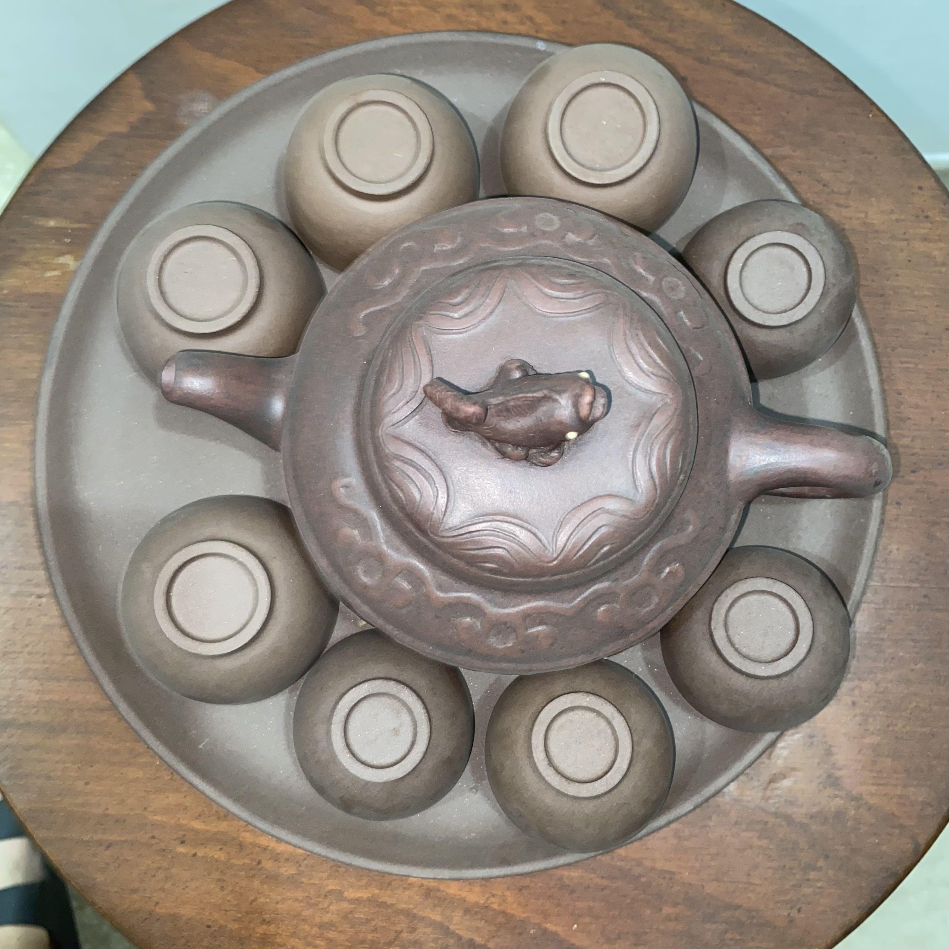 Traditional Koi Fish Chinese Tea Set, Furniture & Home Living ...