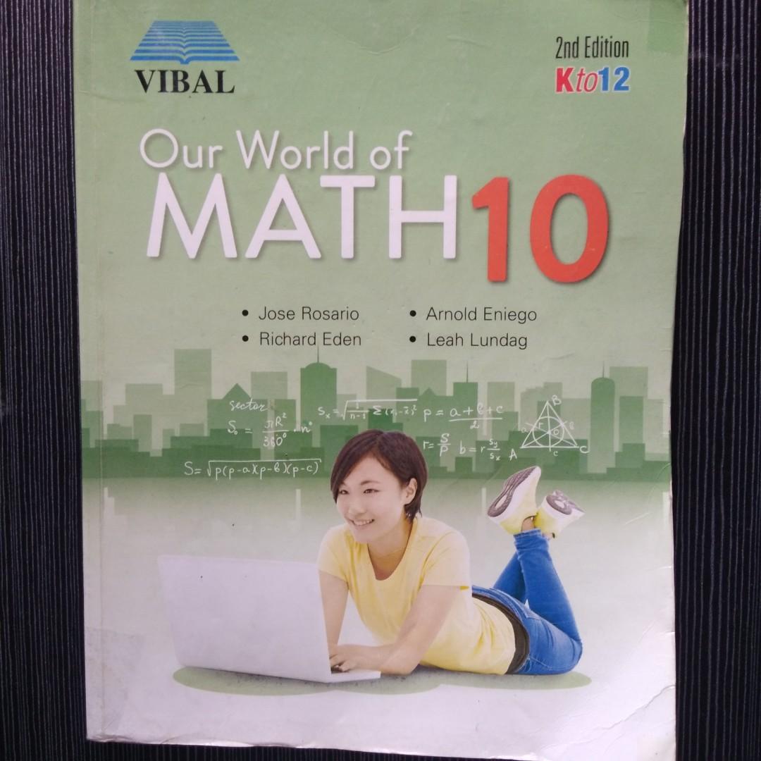 Vibal Our World of Math 10, Hobbies & Toys, Books & Magazines, Textbooks on Carousell