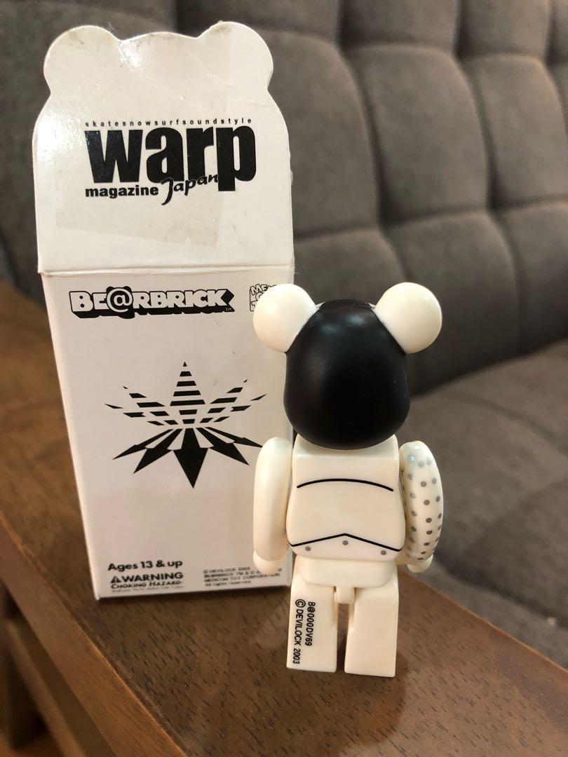 White Warp Devilock Bearbrick 100%, Hobbies & Toys, Toys & Games on Carousell