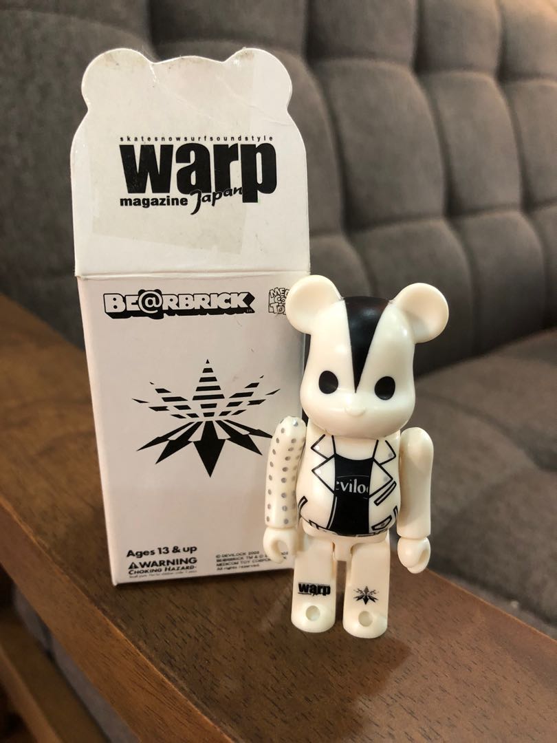 White Warp Devilock Bearbrick 100%, Hobbies & Toys, Toys & Games on Carousell