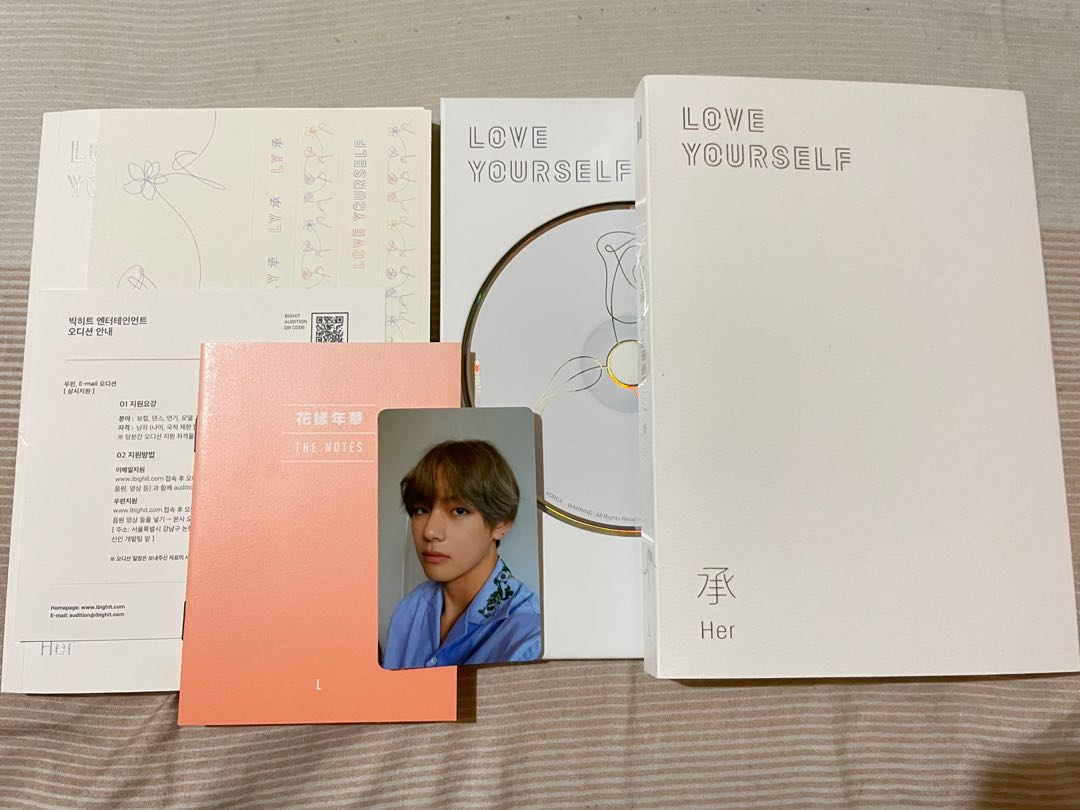 WTS BTS LY HER L Album with Taehyung PC Photocard, Hobbies & Toys ...