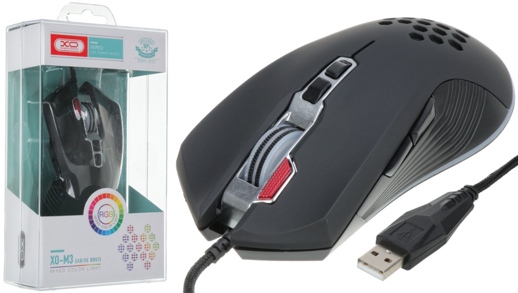 XO M3 Gaming Wired Mouse RGB Mixed Color Light, Computers & Tech, Parts ...