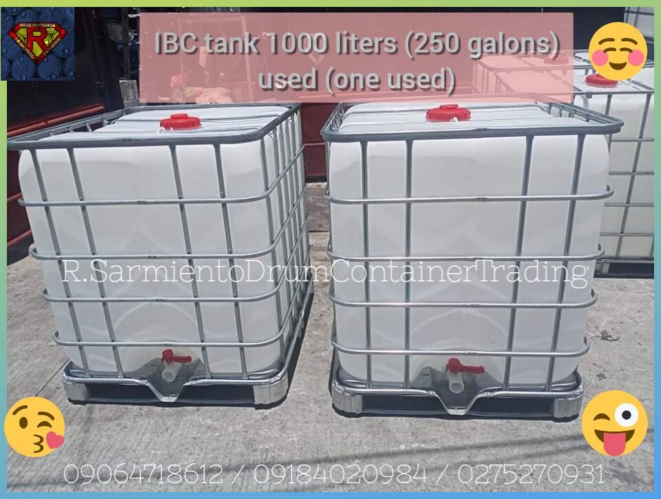 ♻️ IBC TANK 1000 LITERS FOR SALE (USED), Commercial & Industrial ...