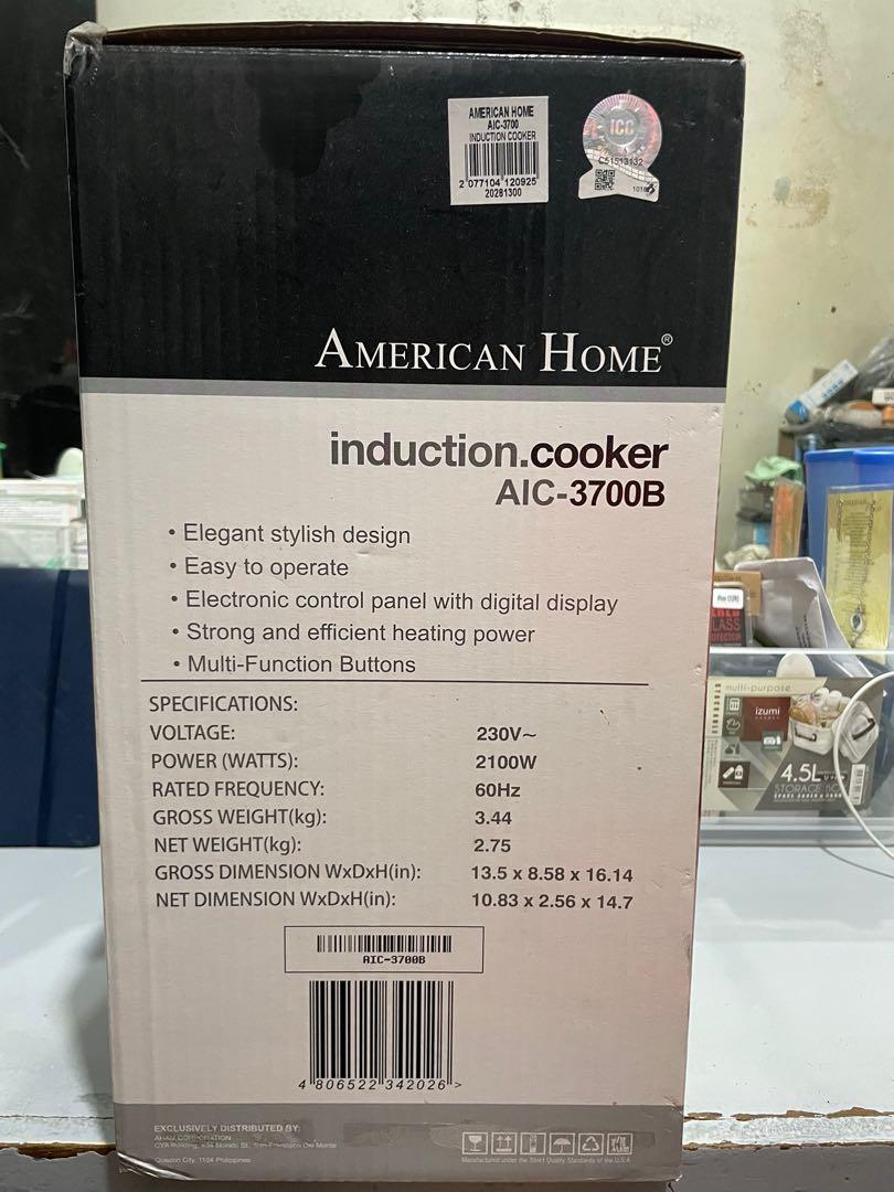 American Home Induction Cooker, TV & Home Appliances, Kitchen ...