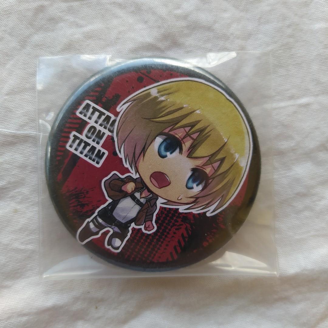 Anime Pins Haikyuu, AOT, Kimetsu, Hobbies & Toys, Toys & Games on Carousell