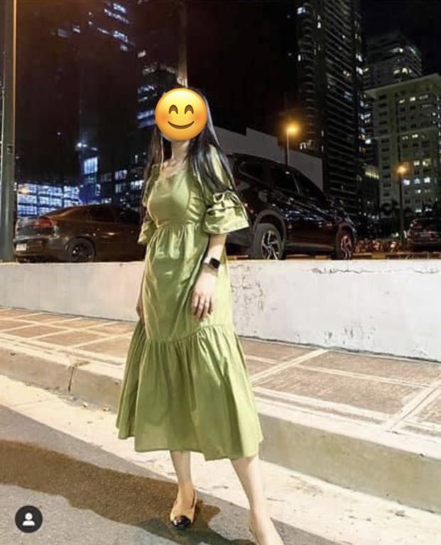 Avocado bangkok maxi dress, Women's Fashion, Dresses & Sets, Dresses on ...