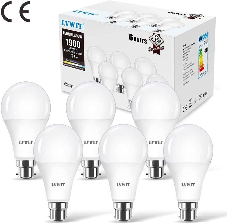 B22 LED Bulb Bayonet, BC GLS Energy Saving Bayonet Light Bulbs, A60 ...