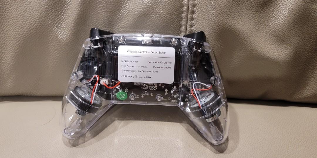 BNIB Nintendo Switch Wireless Controller Transparent, Video Gaming ...