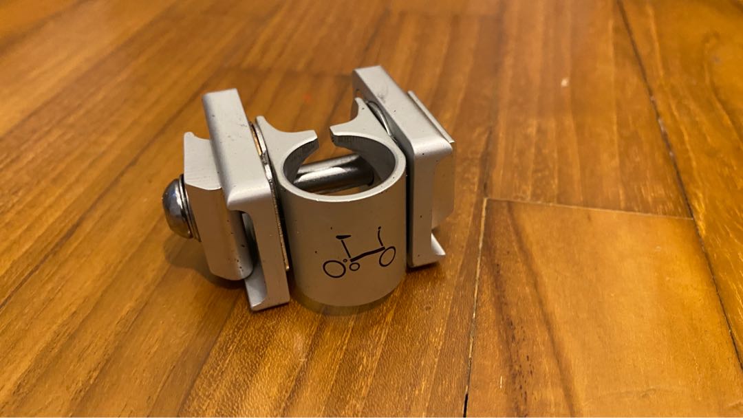 Brompton Penta clip Silver Saddle Clamp, Sports Equipment, Bicycles ...