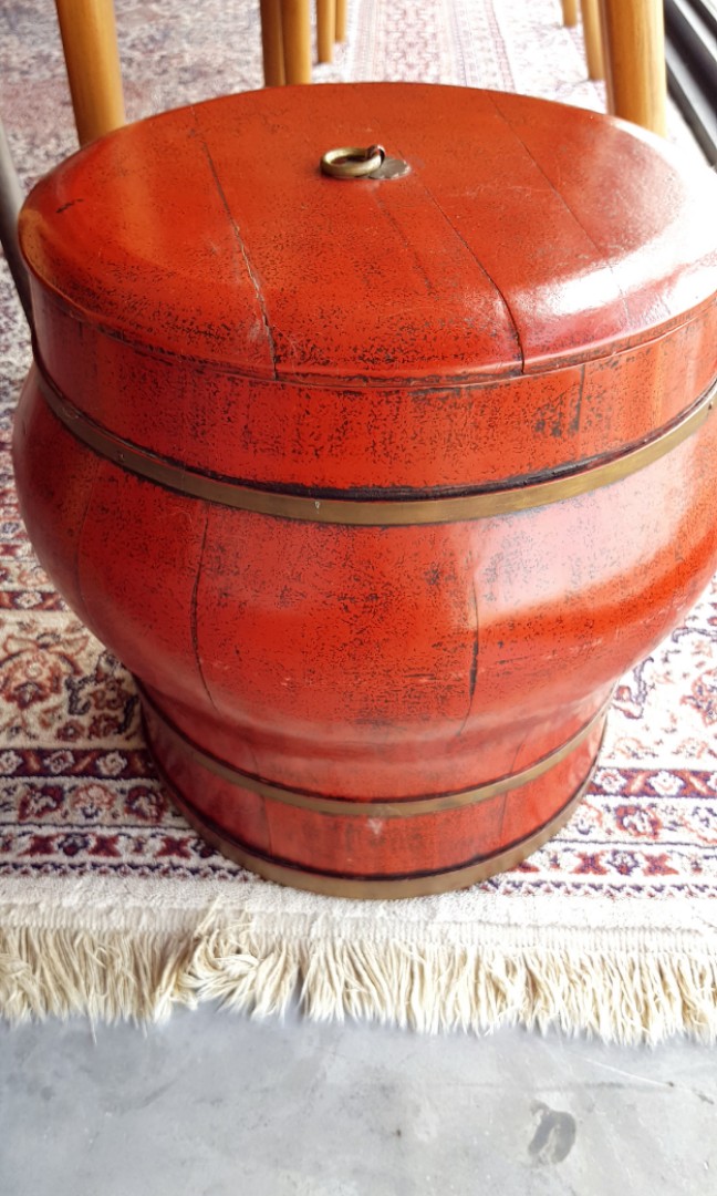 Chinese traditional Rice Container (can be used as a bin), Furniture ...
