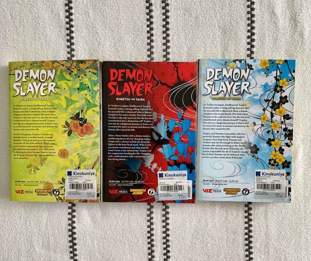 demon slayer vol 3-5, Hobbies & Toys, Books & Magazines, Comics & Manga ...