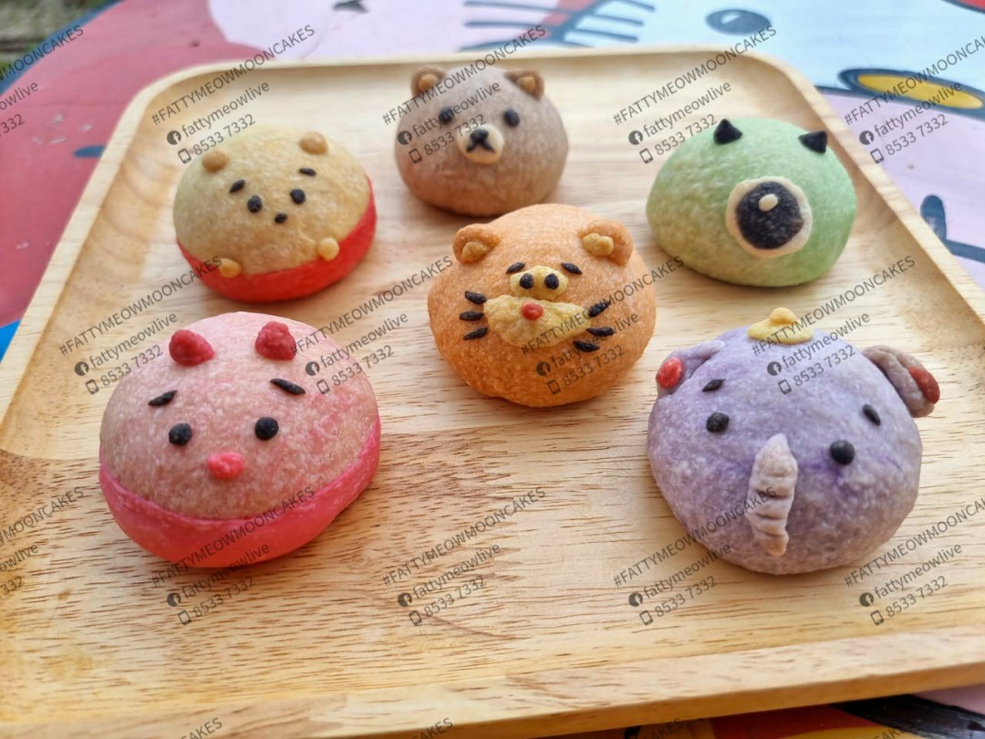 DISNEY CHARACTER MOONCAKE, Food & Drinks, Homemade Bakes on Carousell