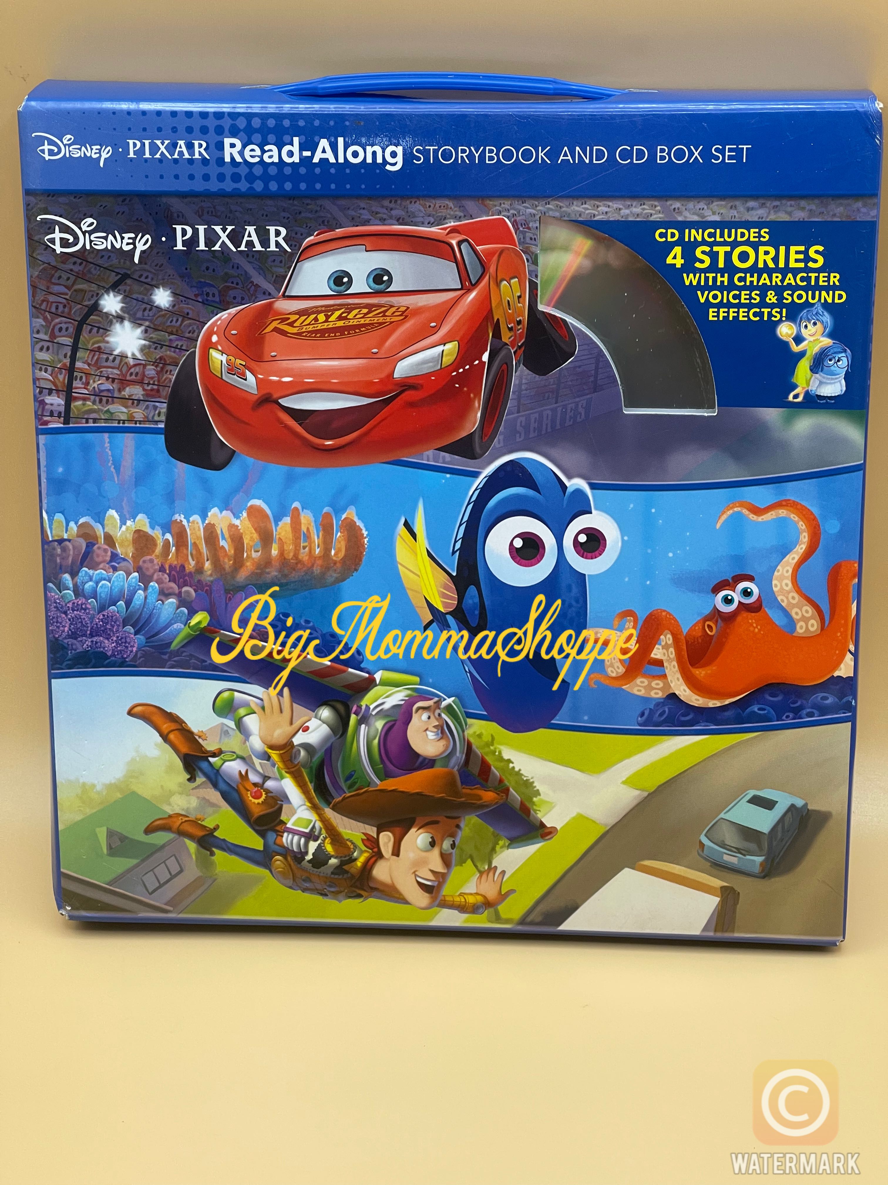 Disney Pixar Read-Along Storybook and CD Box Set, Hobbies & Toys, Music ...