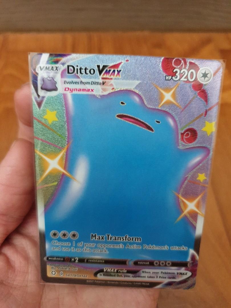 Ditto Vmax, Hobbies & Toys, Toys & Games on Carousell