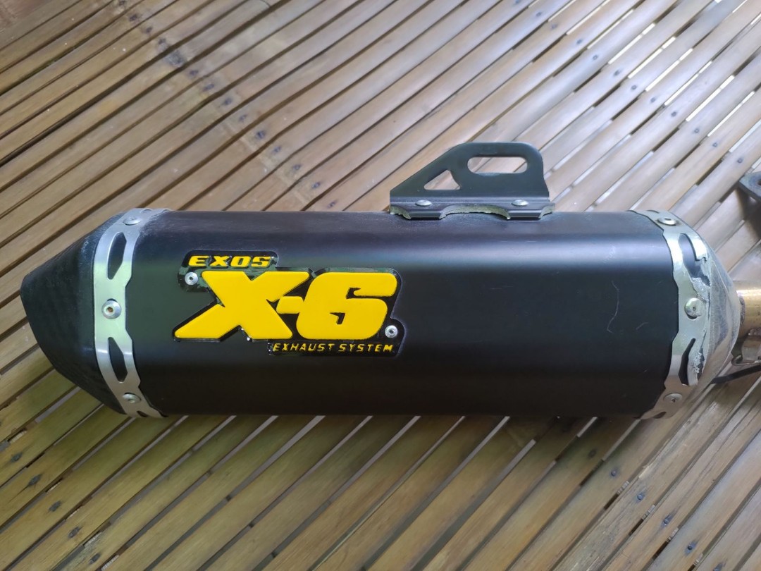 EXOS X-6 Exhaust System for Mio Soul i, Motorbikes, Motorbike Parts ...