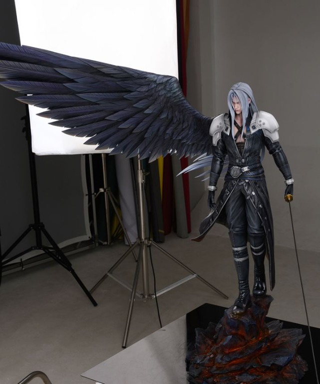 FINAL FANTASY VII🔥SEPHIROTH THE MAN IN THE BLACK CAPE ONE-WINGED ANGEL🔥 ...