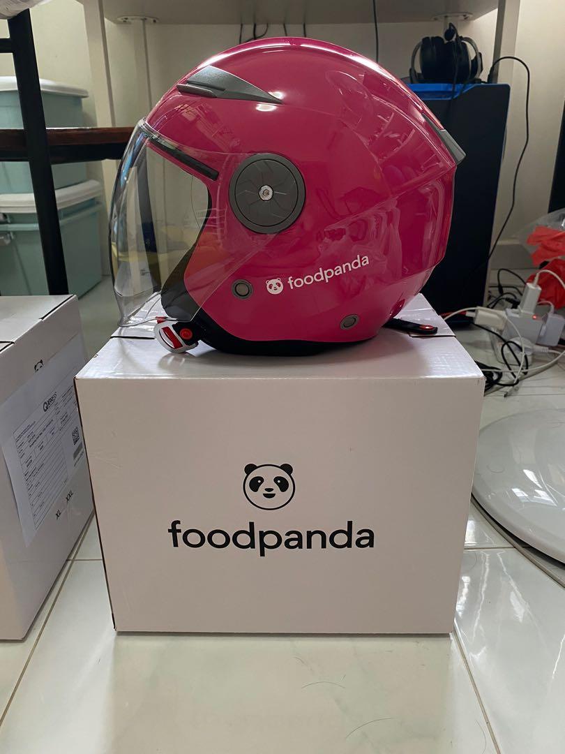 Foodpanda Helmet, Motorcycles, Motorcycle Apparel on Carousell