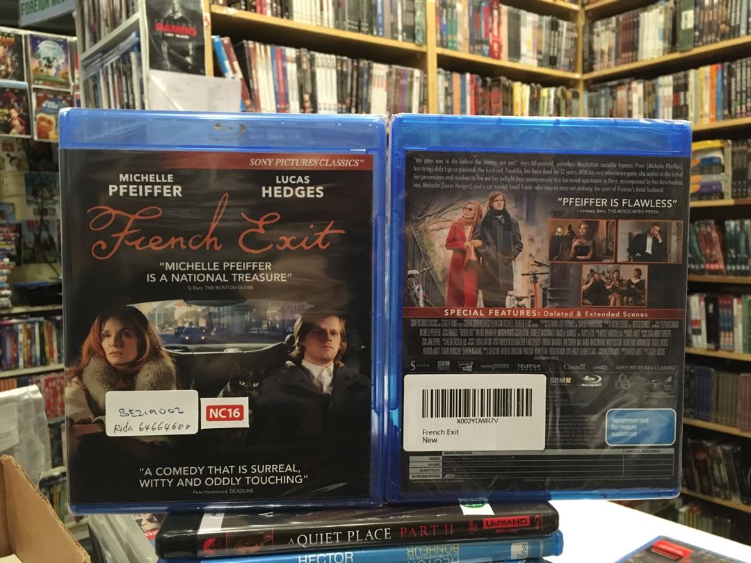 French Exit Blu Ray, Hobbies & Toys, Music & Media, CDs & DVDs on Carousell