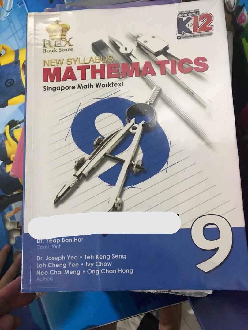 Grade 9 Math book, Hobbies & Toys, Books & Magazines, Textbooks on ...