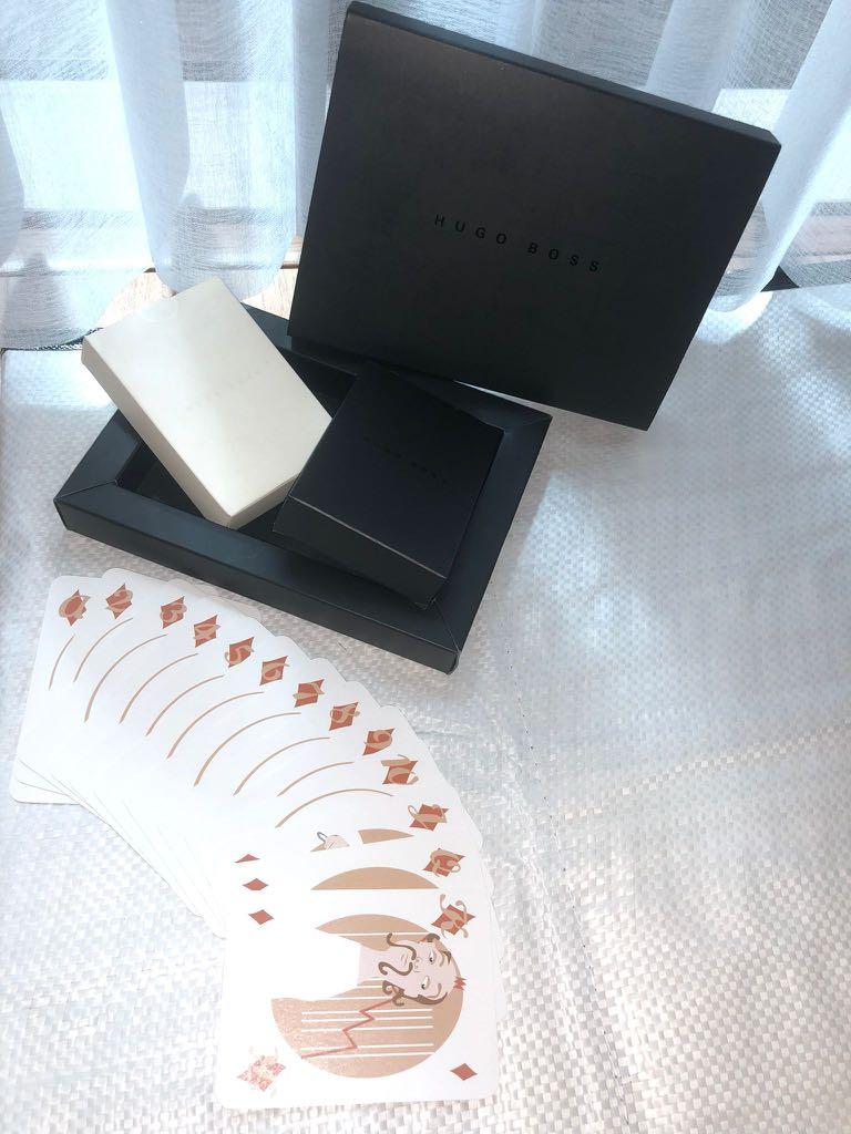 Hugo Boss Playing Cards Boxset, 興趣及遊戲, 玩具 & 遊戲類 - Carousell
