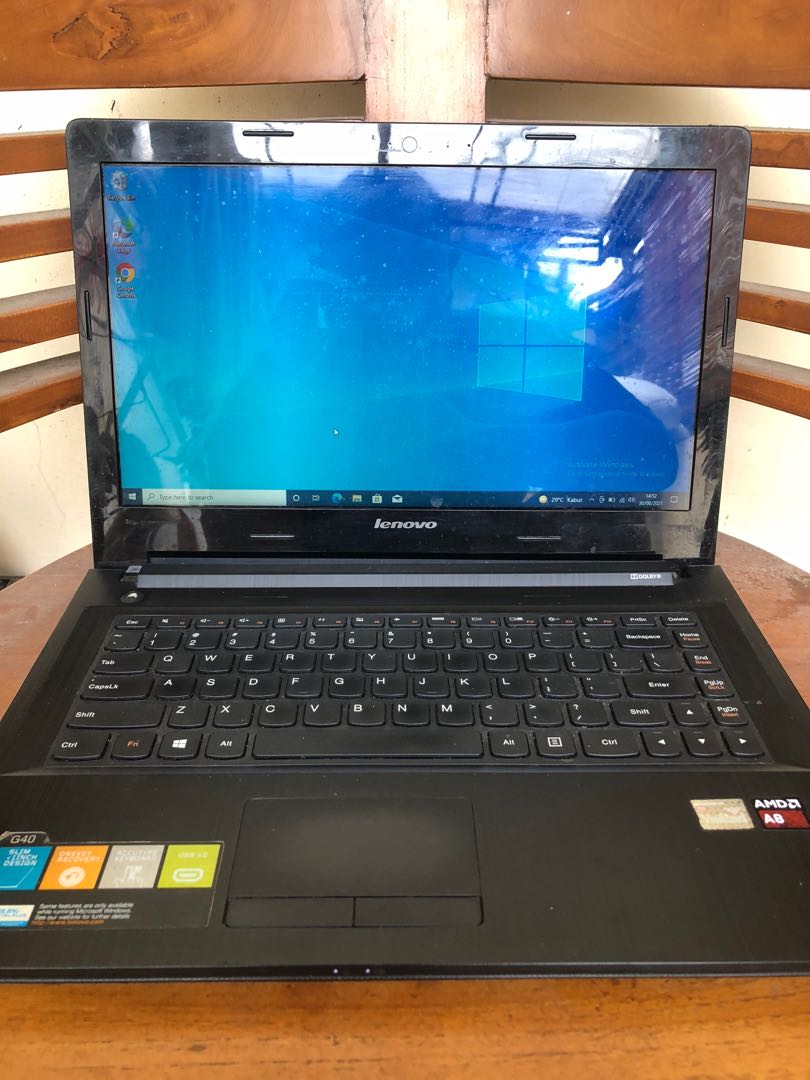laptop lenovo g40, Elektronik, Komputer, Laptop di Carousell
