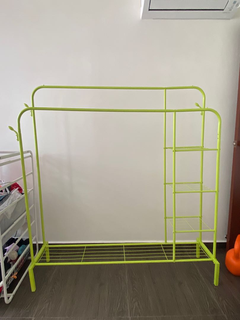 lime green rack, Furniture & Home Living, Furniture, Shelves, Cabinets ...