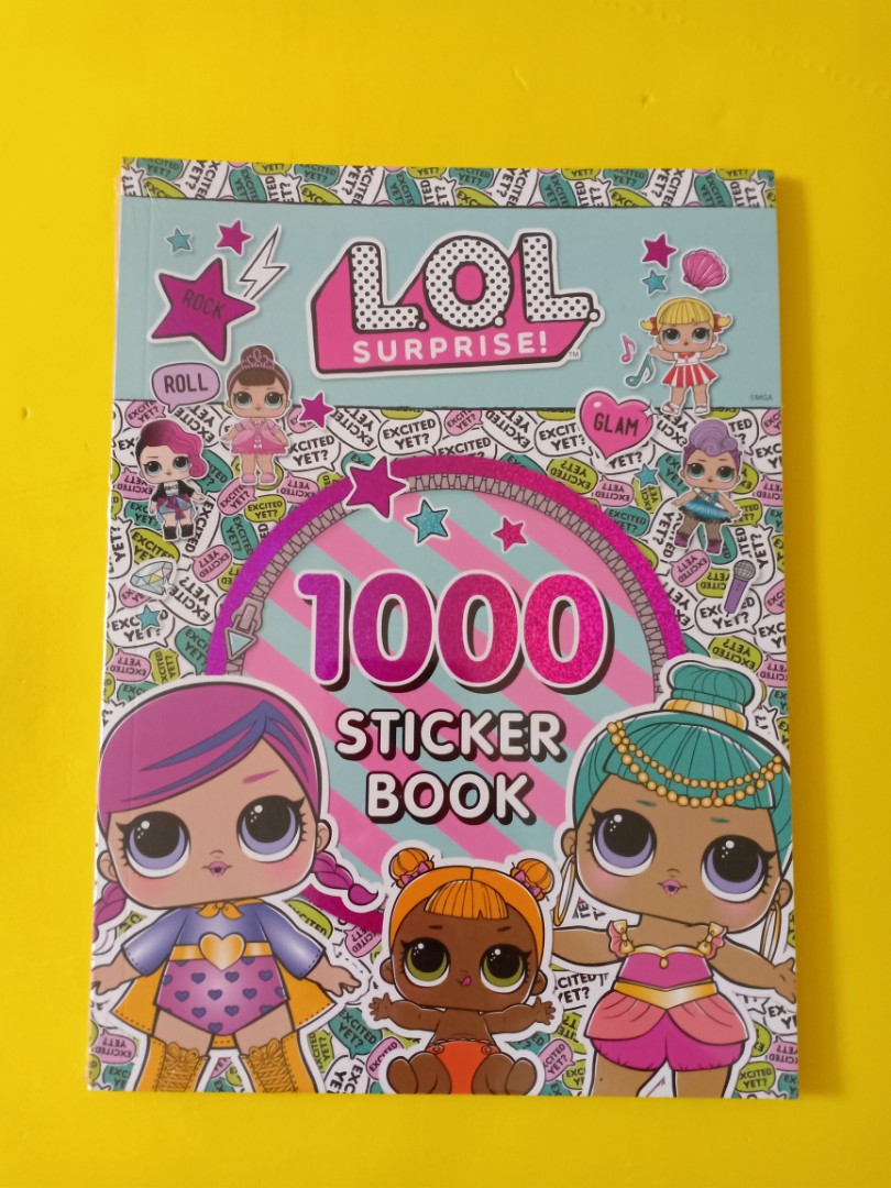 LOL Surprise! Sticker book, Hobbies & Toys, Books & Magazines, Children ...