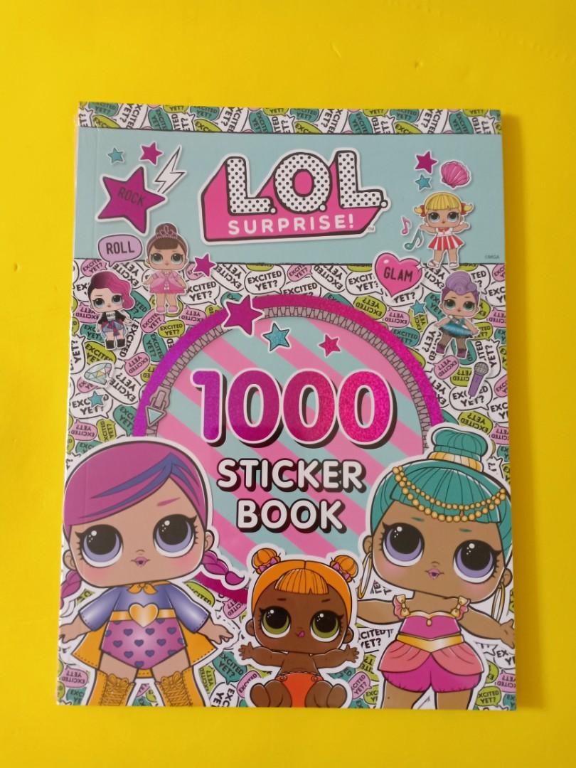 LOL Surprise! Sticker book, Hobbies & Toys, Books & Magazines, Children ...