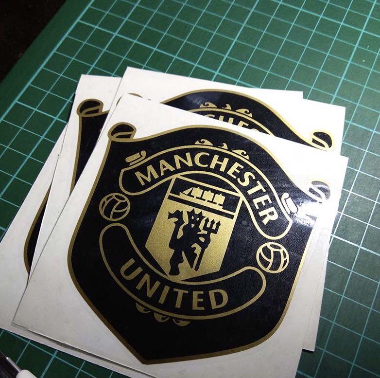 Manchester United Red Devil Stickers, Hobbies & Toys, Stationery ...