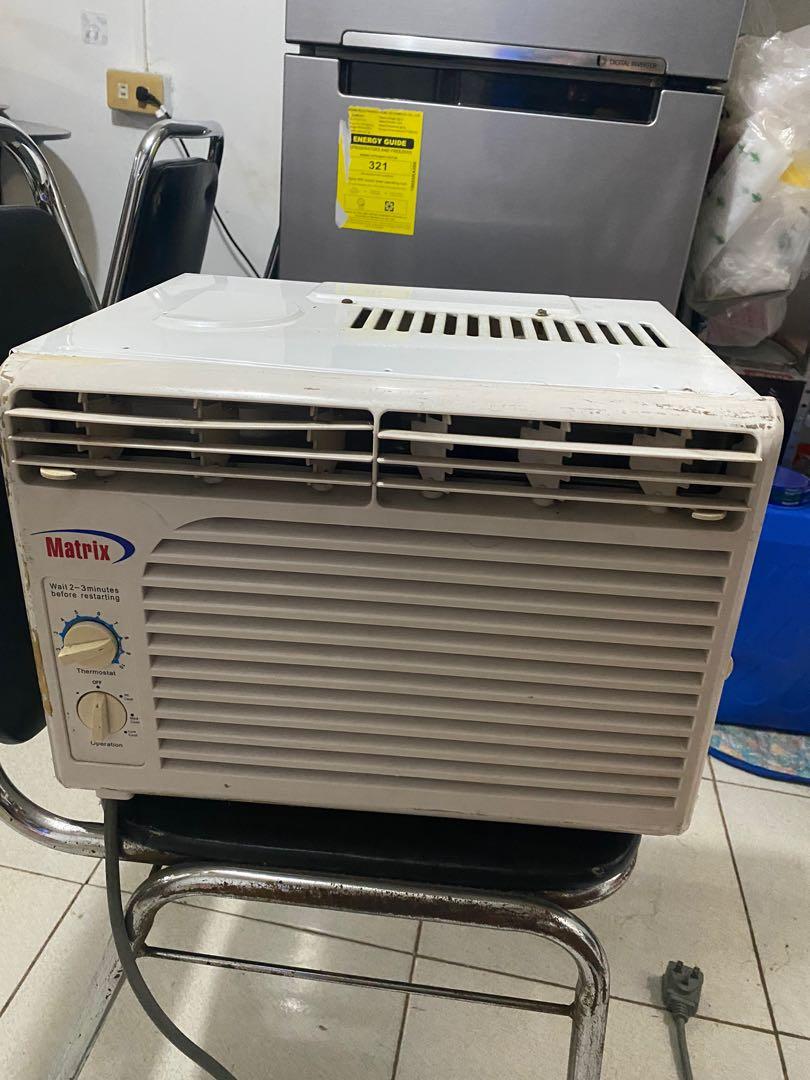 Matrix aircon .6 hp non inverter, TV & Home Appliances, Air ...
