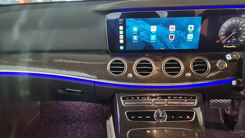 Mercedes Right Hand Drive Carbon Fiber Aircon consoles, Center console ...