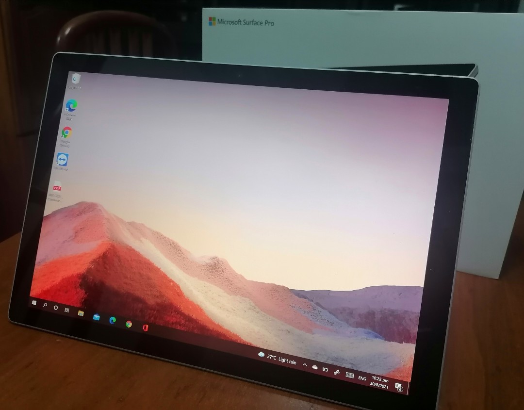 Microsoft Surface Pro 7 Full Set, Computers & Tech, Laptops & Notebooks ...